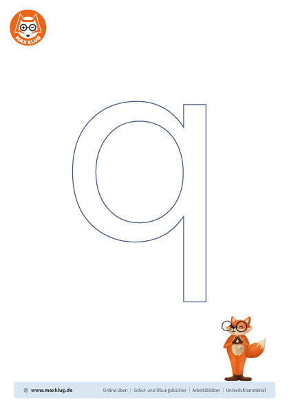 Hohlbuchstabe q