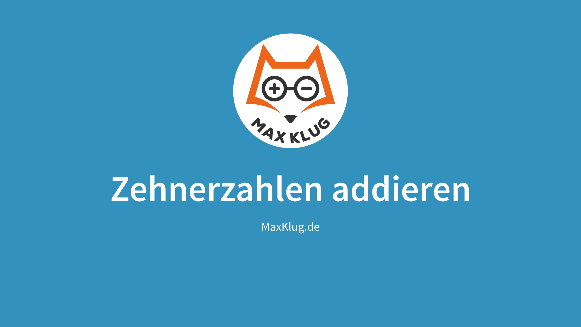Zehnerzahlen addieren